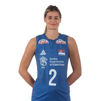 Peak ženski dres odbojkaške reprezentacije Srbije 2025/26 - plavi - sa štampom