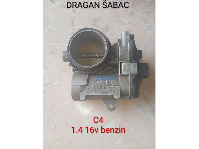 CITROEN C4 klapna gasa 1 4 benzin 16v