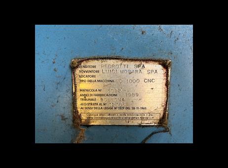 Cilindrična brusilica MORARA ED1000