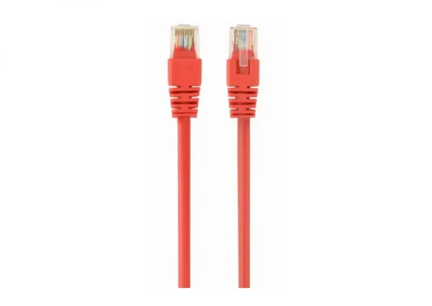 Gembird PP12-2M/R Patch Cable, U/UTP Cat.5e, Red, 2m