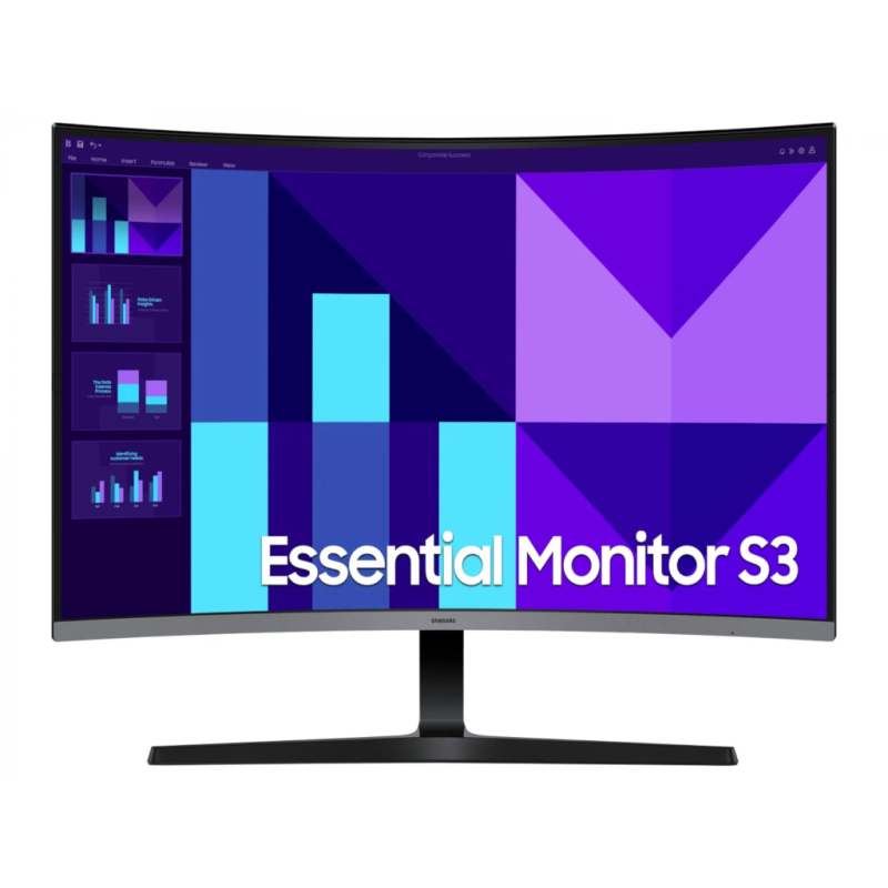 Monitor SAMSUNG LS32D396GAUXEN 32"/VA,Zakrivljen/1920x1080/100Hz/4ms GtG/HDMI,VGA/VESA/Zvucnici/Crna