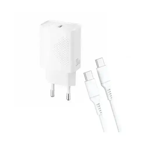 Kućni punjač XO L160 fast 20W Type C + kabal USB-C
