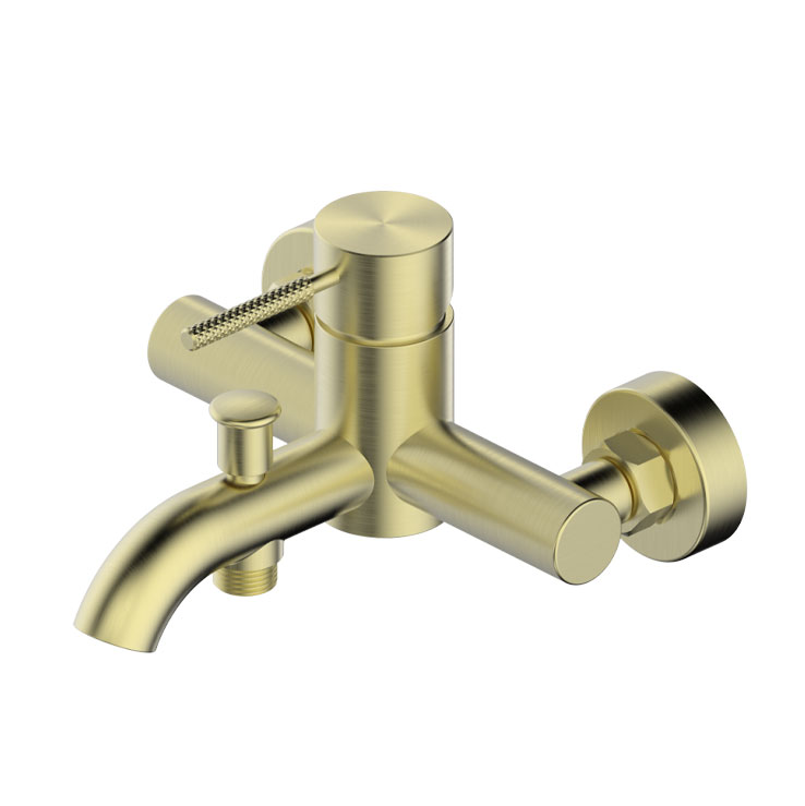 HERZ Luma slavina za kadu brushed gold