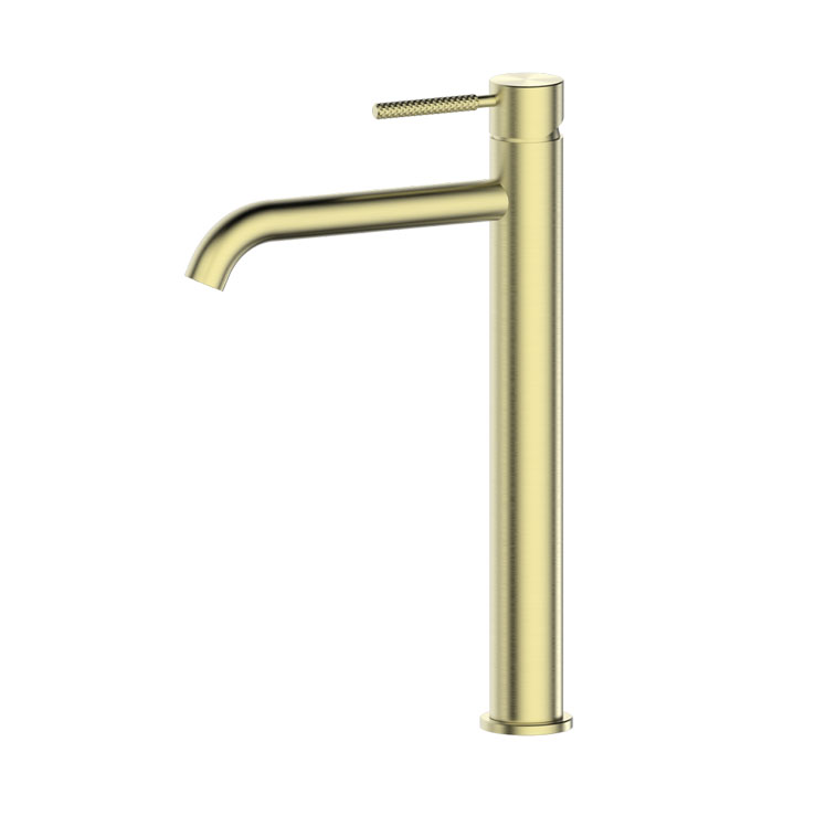 HERZ Luma Visoka slavina za umivaonik brushed gold