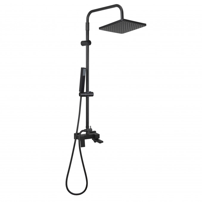 Baterija za tuš MINOTTI QUADRA NEW Crna
