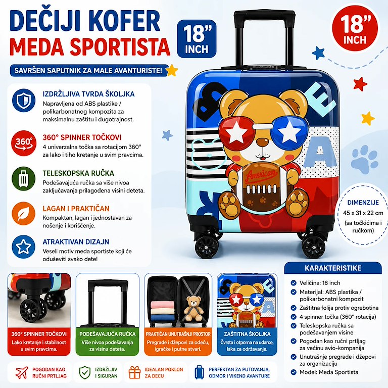 Deciji kofer Meda 11/72049