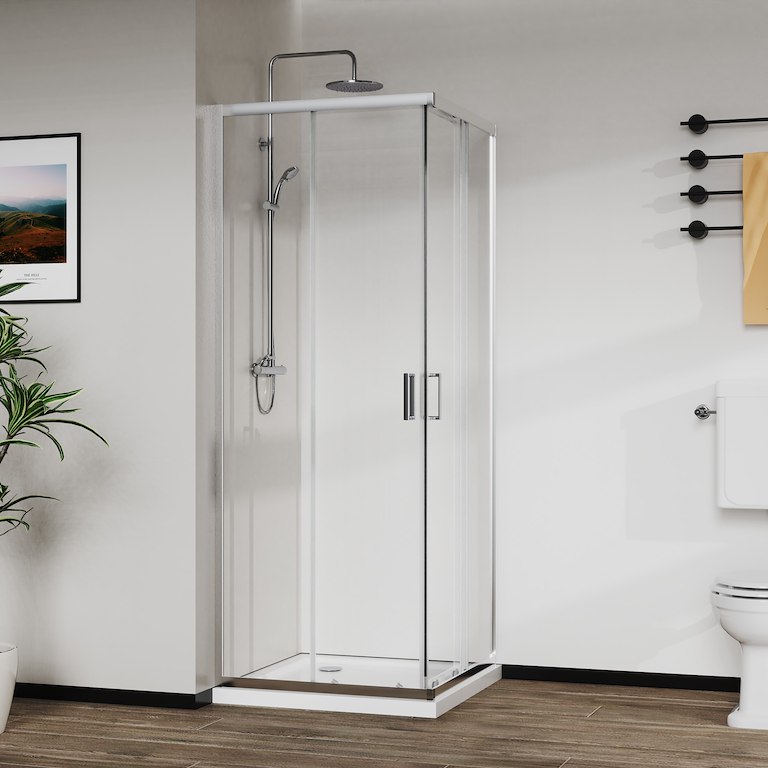 Tuš paravan Elemento Combo 80×80