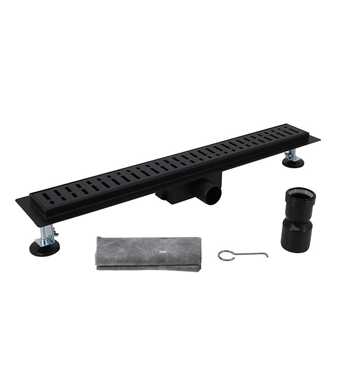 Tuš kanalica PROFIL M WAVE teflon black