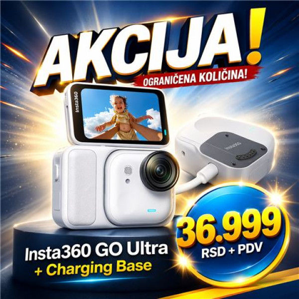 Insta360 GO Ult St Bl+ChargeB