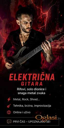    Časovi Električne Gitare - Nauči Omiljene Pesme i Tehnike