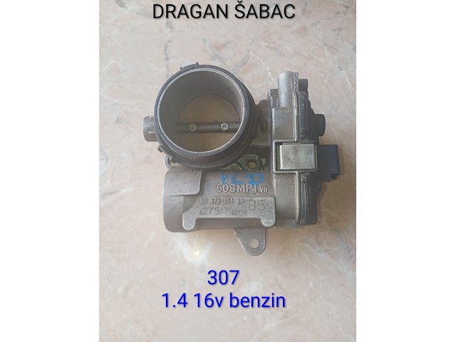 PEUGEOT 307 klapna gasa 1.4 benzin 16v