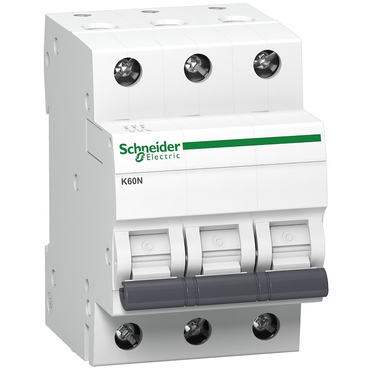 Acti9, automatski osigurac K60N 3P 16A, C kriva, 6kA