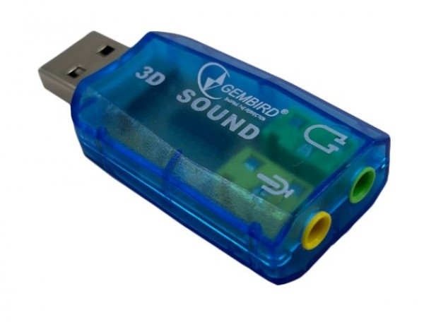 CMP-SOUNDUSB13 ** Gembird USB 5.1 3D zvucna karta, zamenjuje audio kontrolor u PC (SC-USB-01) (239)
