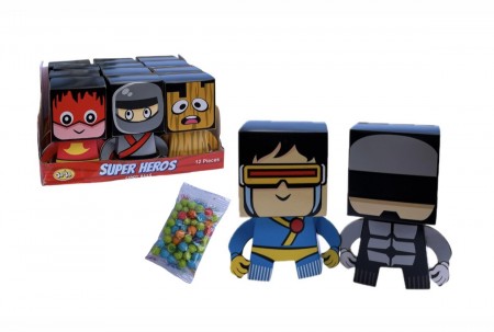 Super heroes candy balls 20g (12/1)