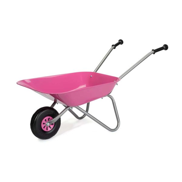 Rolly Toys metalna građevinska kolica roze za decu 274802