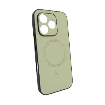 Maska Mag Case Smooth Leather za Honor 600 Lite zelena