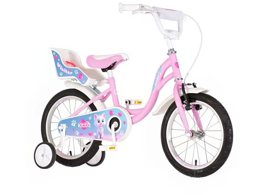 BICIKL KIDS VISITOR KITTY 16″ 9″ V-BRAKE KONTRA 105-125CM (16″) ROZE