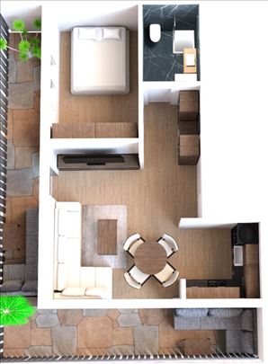Stara Pazova, Novi Banovci, Stan, 2.0, 54m2