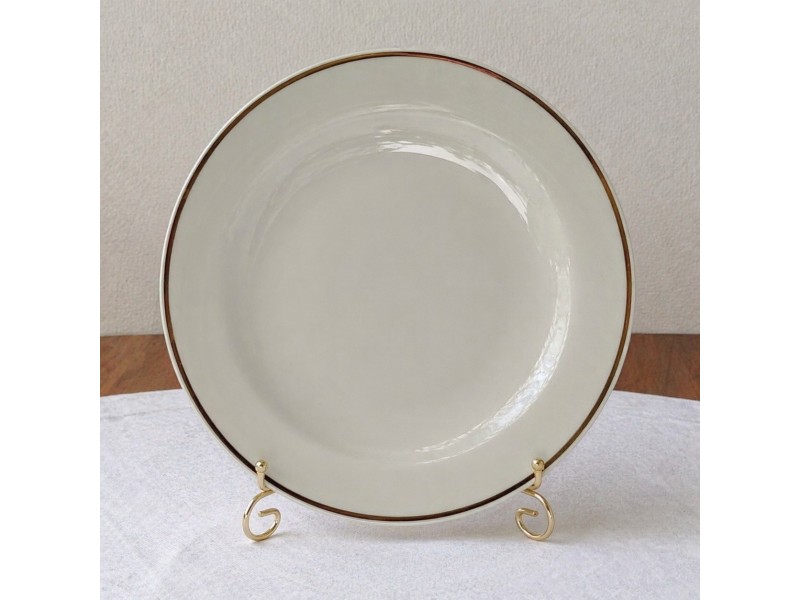 ELEGANTNI porcelanski tanjiri za svečani sto sa pozlato
