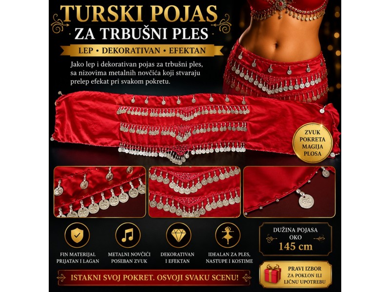 Turski pojas za trbušni ples