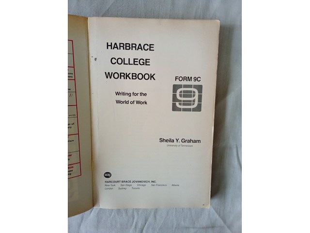 Harbace College Work Book-Sheila Y.Graham