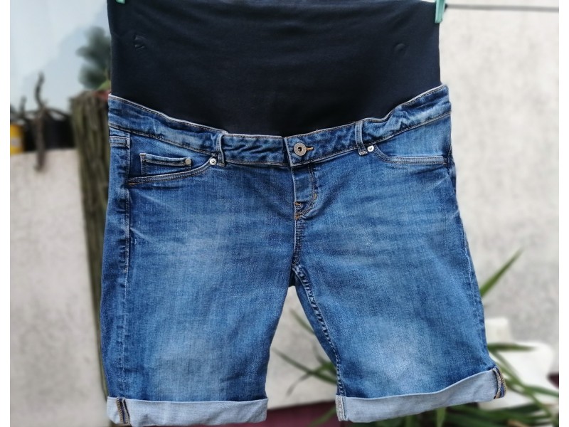 ŠORTS OD TEKSAS PLATNA ZA TRUDNICE XL
