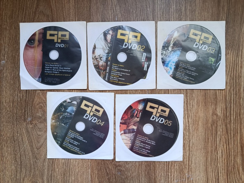 Gameplay DVD01-DVD05