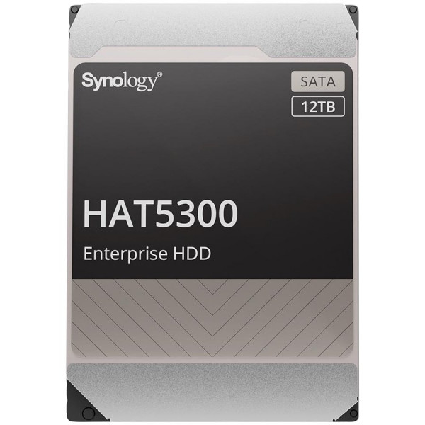 Synology HAT5300-12T 12TB 3.5'' HDD SATA 6Gbs, 7200rpm, 512e, MTTF 2.5M hours, warranty 5 years ( HAT5300-12T )