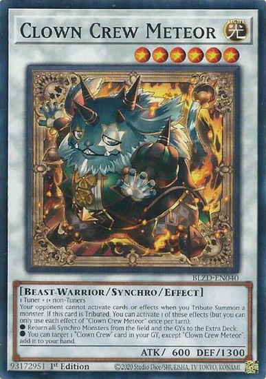 Clown Crew Meteor - BLZD-EN040 - Common 1st Edition