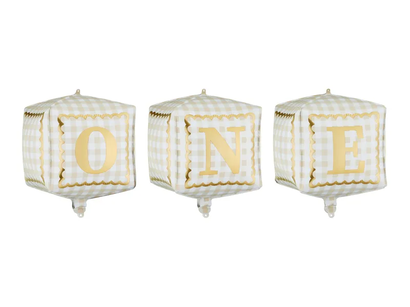 ONE folija baloni kocke