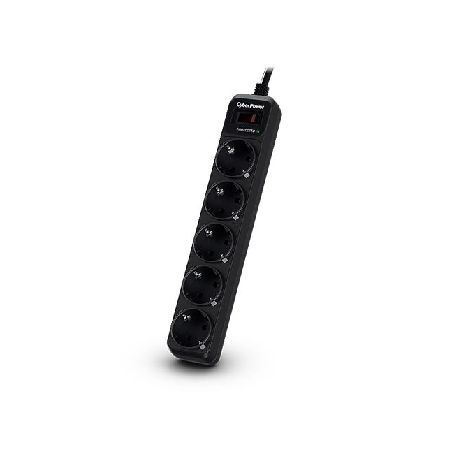 CyberPower produžni kabl sa prenaponskom zaštitom,B0520SC0,5xšuko/1,8m