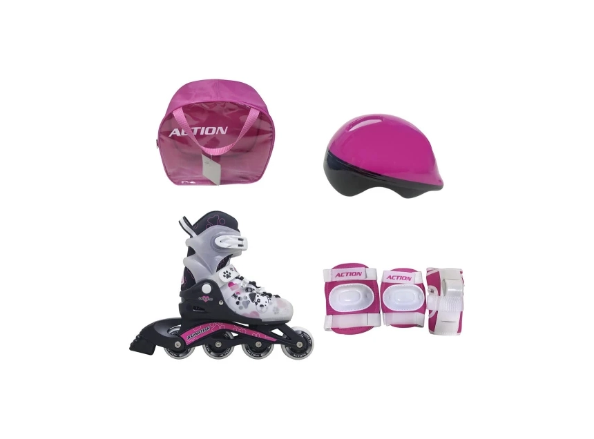 Roleri za decu XS (26-29)ABEC-5/roza