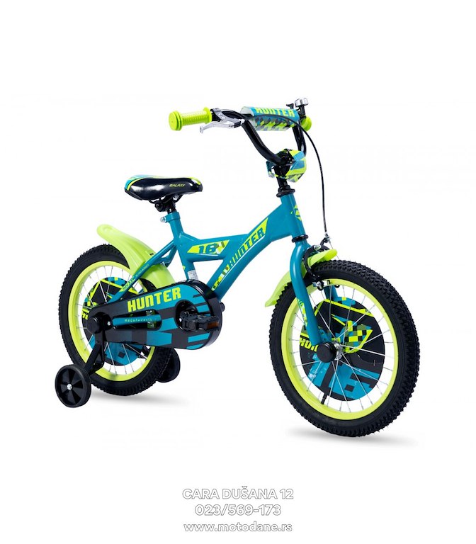 Bicikl dečiji Galaxy Hunter 16 tirkiz neon