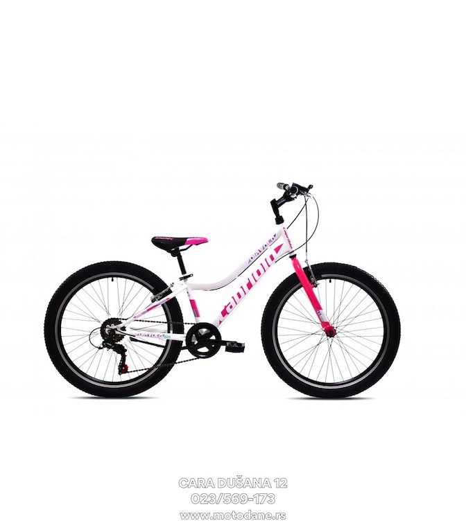 Bicikl Capriolo Diavolo 400 belo pink