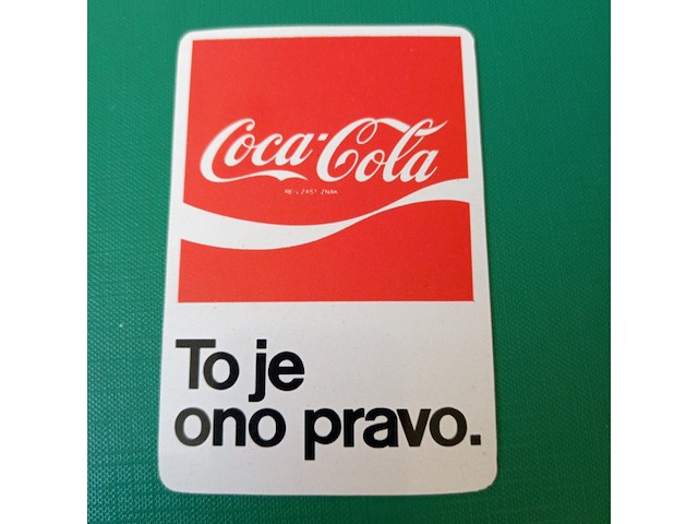 Coka cola kalendar 1972
