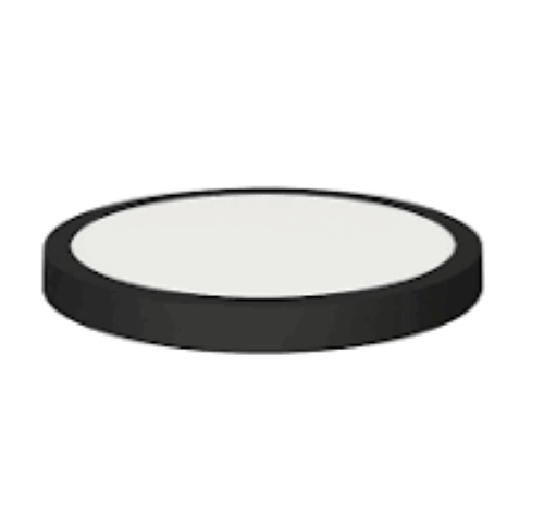 016-025-0028 28W LED NADLADNI KRUG BLACK 6400K 265V-CAROLINA-28