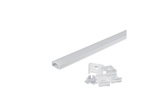 OT5191 ALU PROFIL LED ZA TRAKU 2M 6MM KOMPLET NADGRADNI SIVA ili 120-004-1001