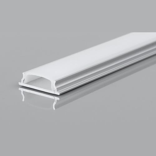 120-004-1001 ALU PROFIL FLEXSIBILNI 2M SILVER 18X13X6 -F1-5191 nadgradni sivi