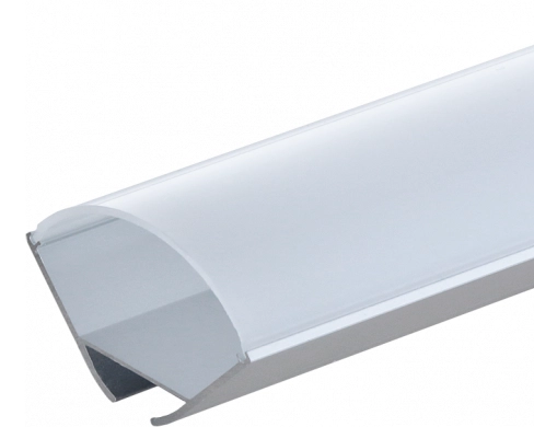 OT 5110 ALU PROFIL UGAONI ZA LED TRAKU SIVA L-2M 23X23MMX2M