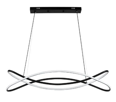 019-079-0100 LED LUSTER DIMOBILNI 3CCT CRNI MONARCH-100