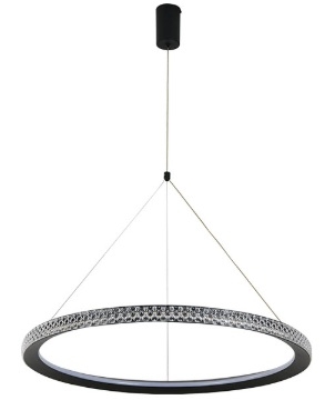 019-074-0055 LED LUSTER CRNI 55W 4000K fi600 RAIMOND-55