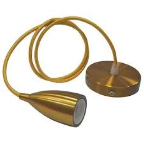 021-002-0001-GOLDEN E-27 1M PENDANT LAMP-EDISON