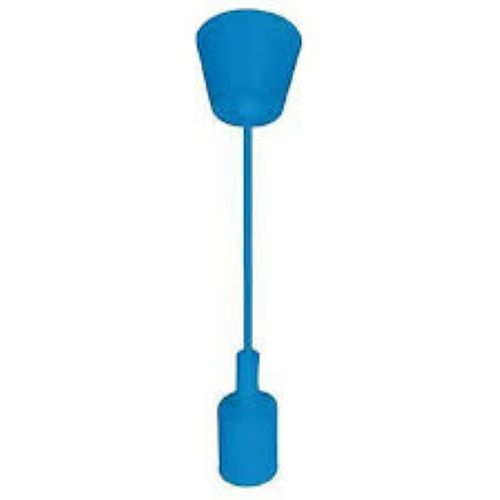 021-001-0001 BLUE E-27 1M PENDANT LAMP-VOLTA