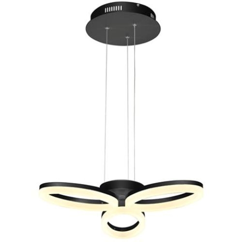 019-006-0024 LED LUSTER ELEGANCE 24W CRNI ELEGANCE-24