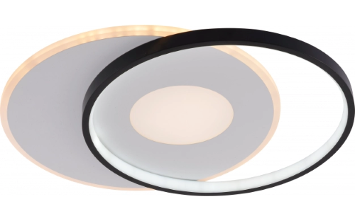 19011 LED PLAFONJERA 54W/4120LM WH+BK 3000-6000K DIMMABLE+KONTROLER