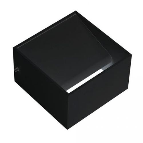 029-007-0008 BW TRUVA ZIDNA LAMPA KOCKA CRNA 4200K