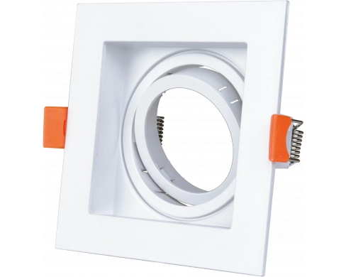 OT 2050 ROZETNA SPOT PLASTIC KOCKA WHITE GU10 IP20 MAX 35W