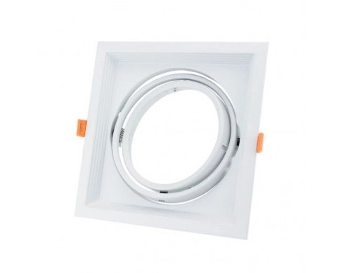 OT 5081-ARMATURA ZA AR 111 BELA -1- 180X180X42MM-OPTONICA