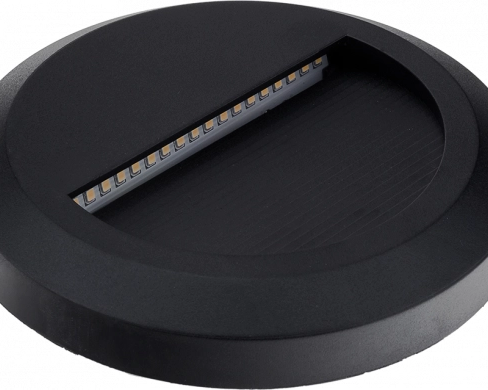 WL 7504 LED STEPENISNA LAMPA CRNA LAMPA 2W 4200K IP65 80lm