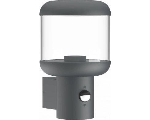 7425 ZIDNA LAMPA ALUMIN.SA PIR SENZOROM CLEAR E-27 240V IP54